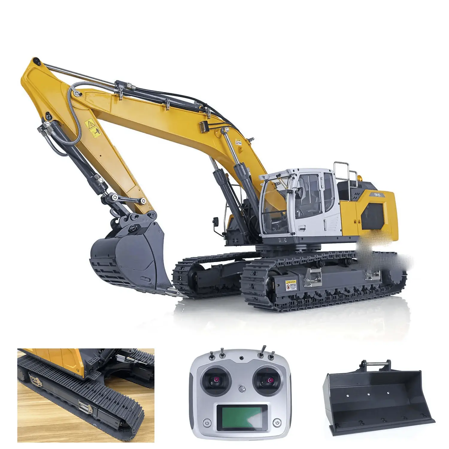 RC Hydraulic Excavator Metal XDRC 945 1/14 - Free Shipping
