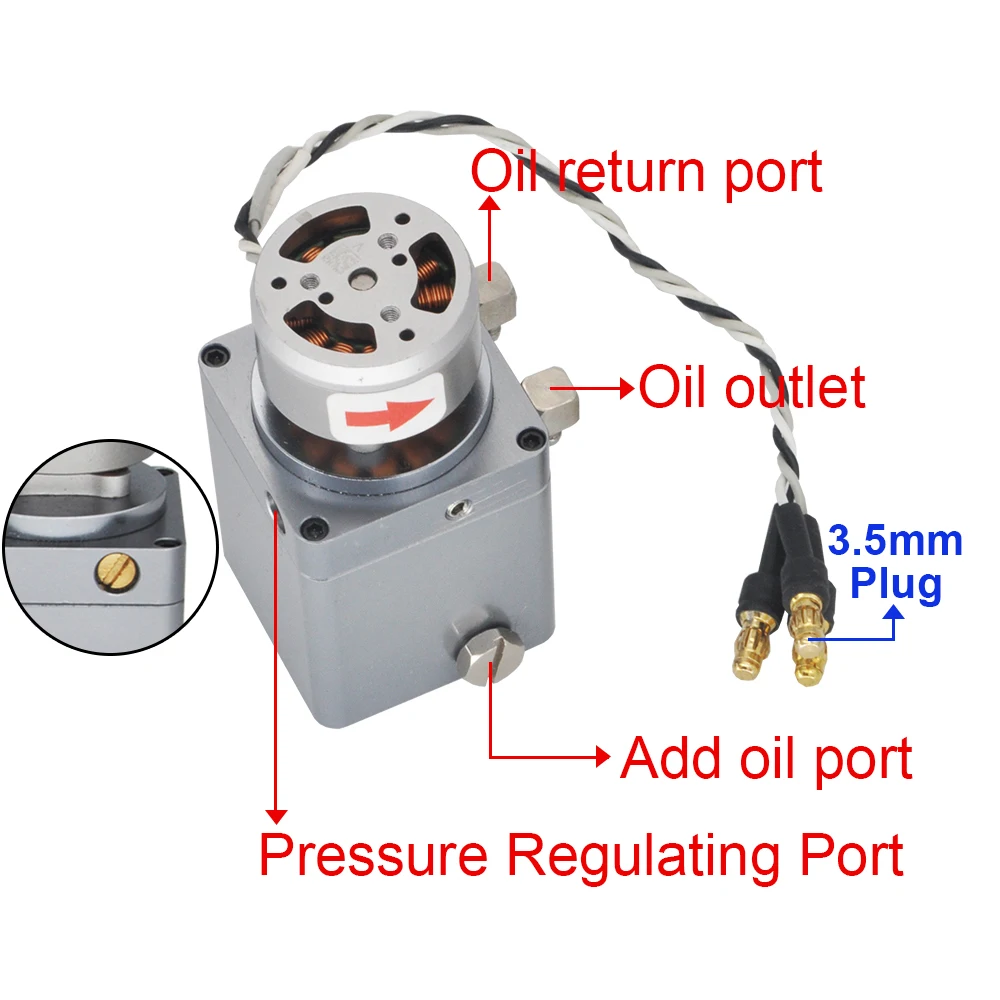RC Micro Hydraulic Pump 30ml - Free Shipping - GoldLandRC.com