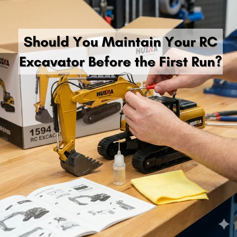 New RC Excavator Setup: Essential Pre-Run Maintenance Guide